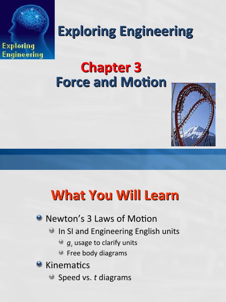 Chapter 3 Force and Motion | PDF | Force | Velocity