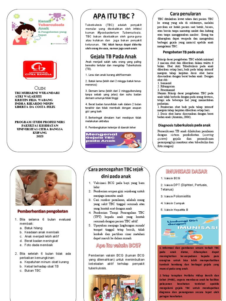 Leaflet-Tb-Paru-Anak Fix | PDF