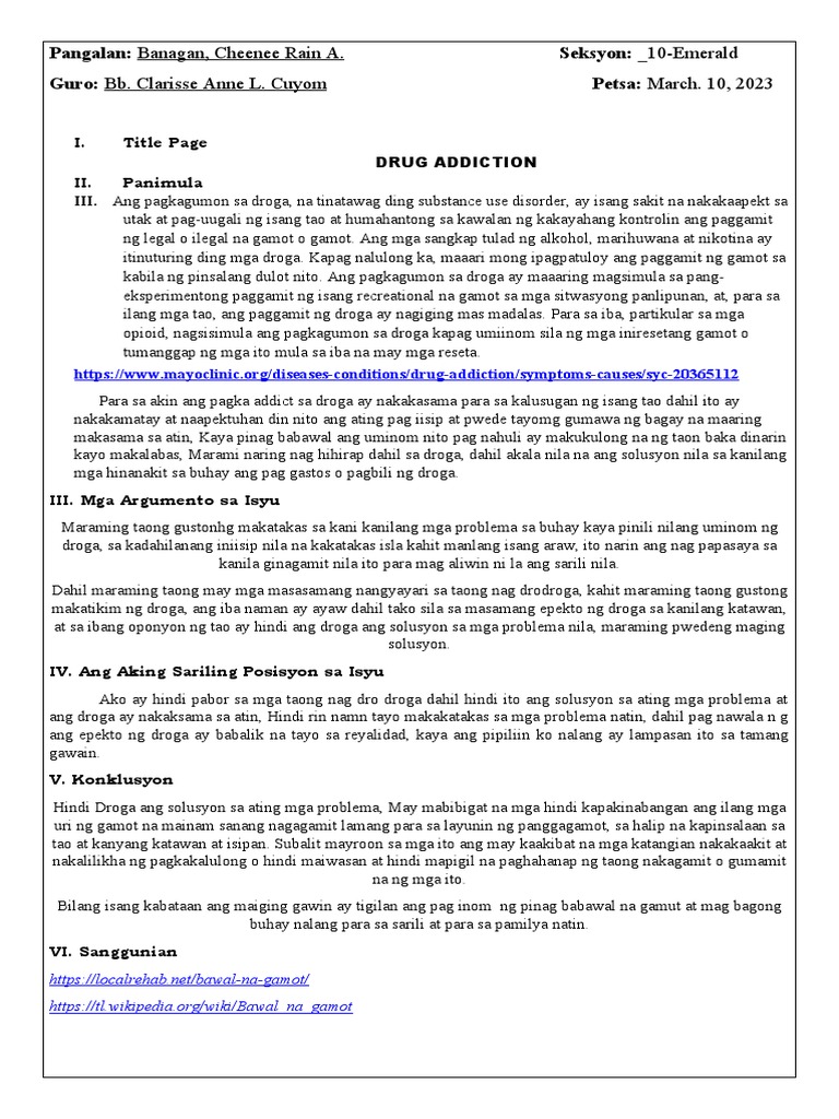 Esp Position-Paper | PDF
