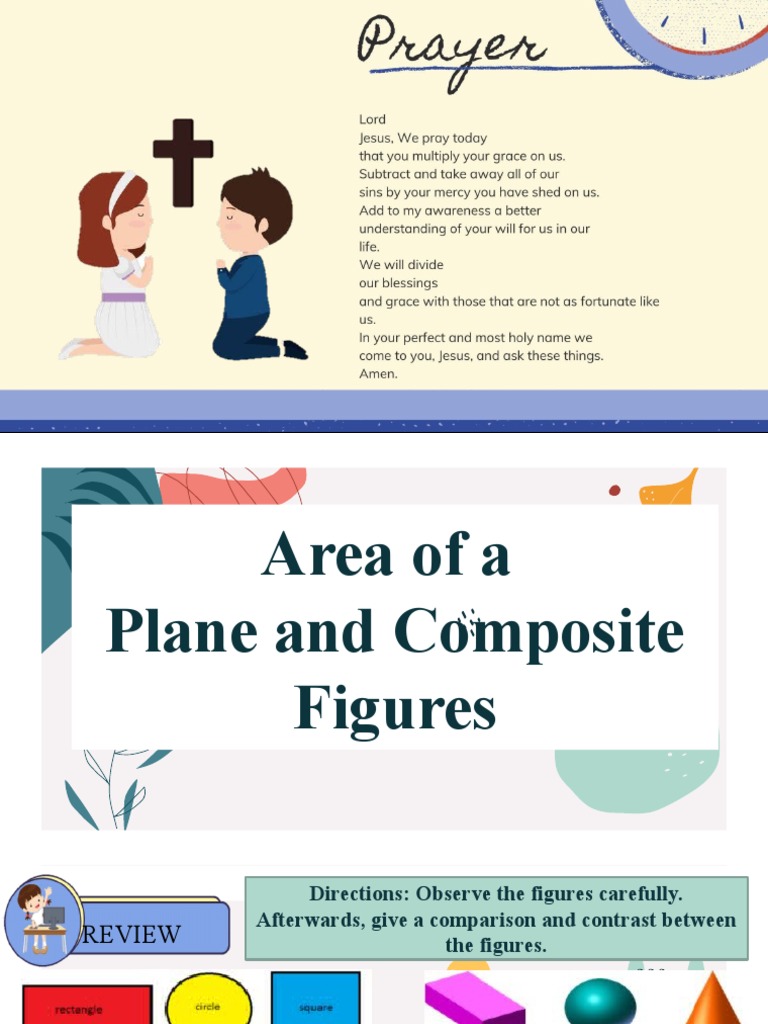 Lesson 7 Area of Plane Figures | PDF