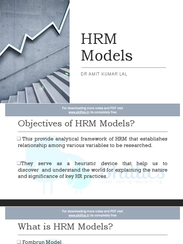 HRM Models | PDF | Human Resource Management | Economies