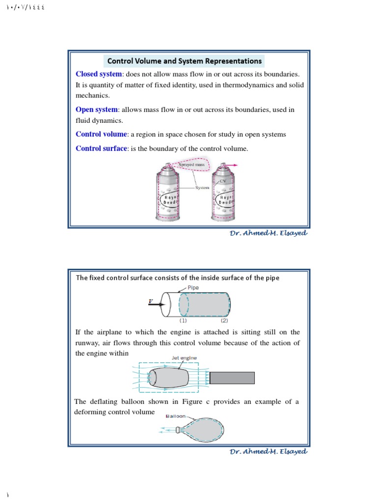 Reynolds Transport Theorem Explained | PDF | Fluid Dynamics | Momentum