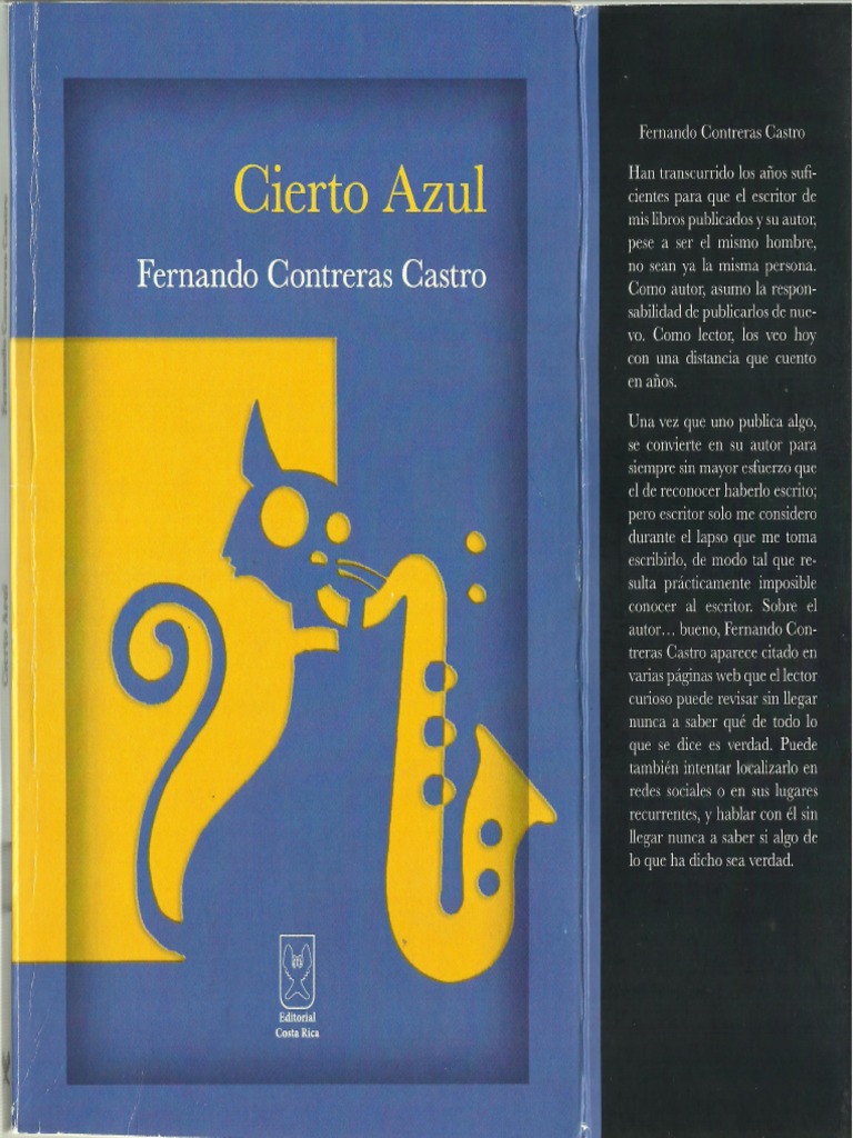 Cierto Azul - Fernando Contreras PDF | PDF