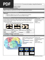 DLL - Science 10 - Quarter 1 - Week 1 | PDF | Volcano | Plate Tectonics