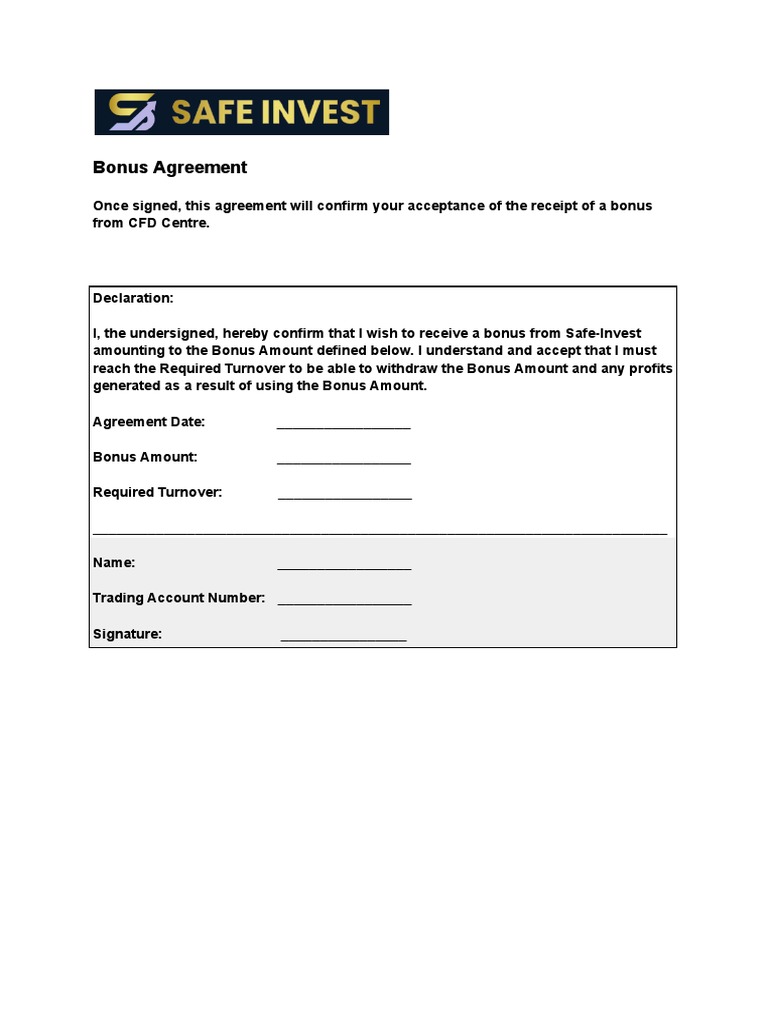 Bonus Agreement PDF | PDF