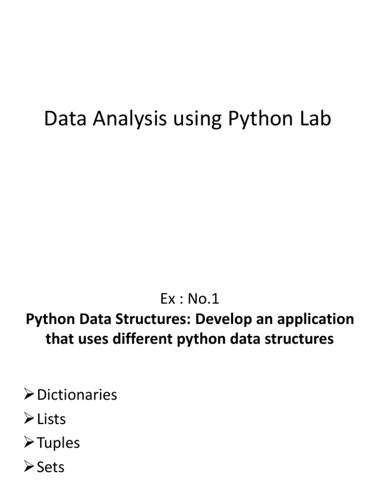Data Analysis Using Python Lab Pdf Letter Case String Computer Science 