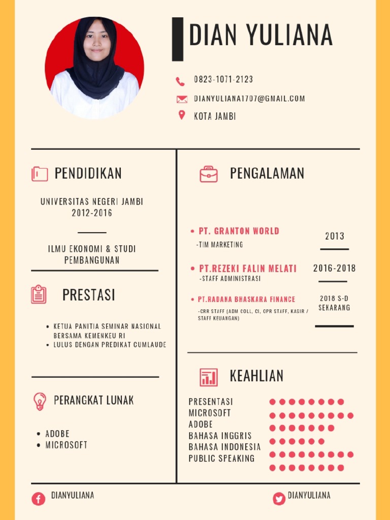 CV Dian Yuliana | PDF