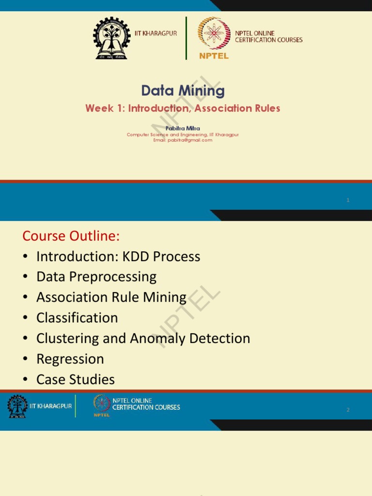 Week 01 Lecture Material PDF | PDF | Level Of Measurement | Data Mining