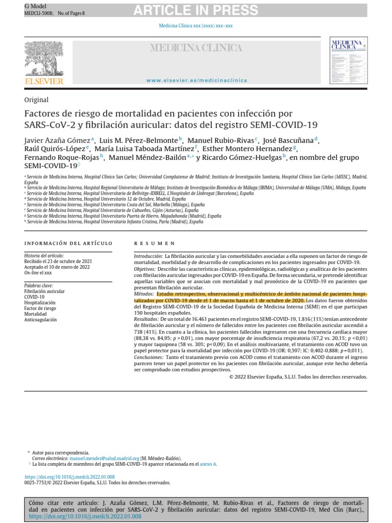 Meta 12 | PDF | Isquemia | Epidemiología