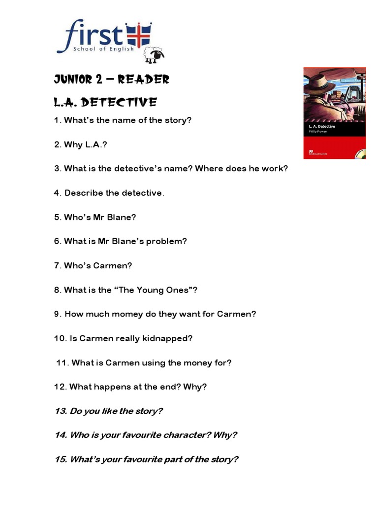 Reader LA Detective Questions | PDF