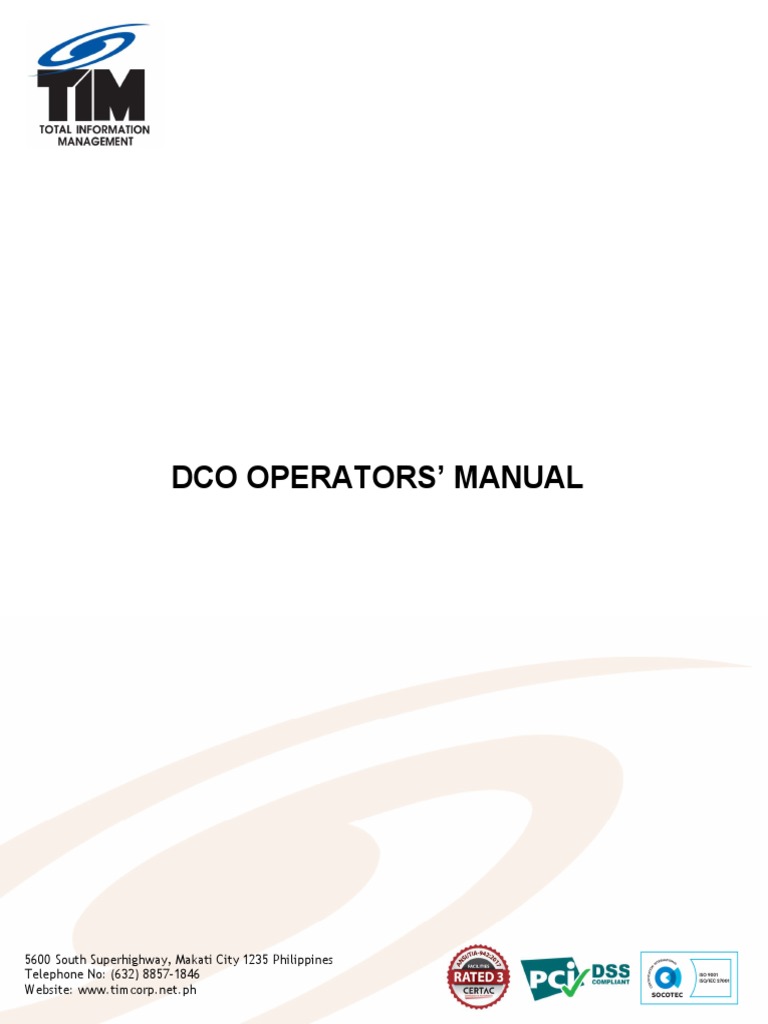 DC Operators' Manual - Carmona JUNE 2022 PDF | PDF | Transformer | Data Center