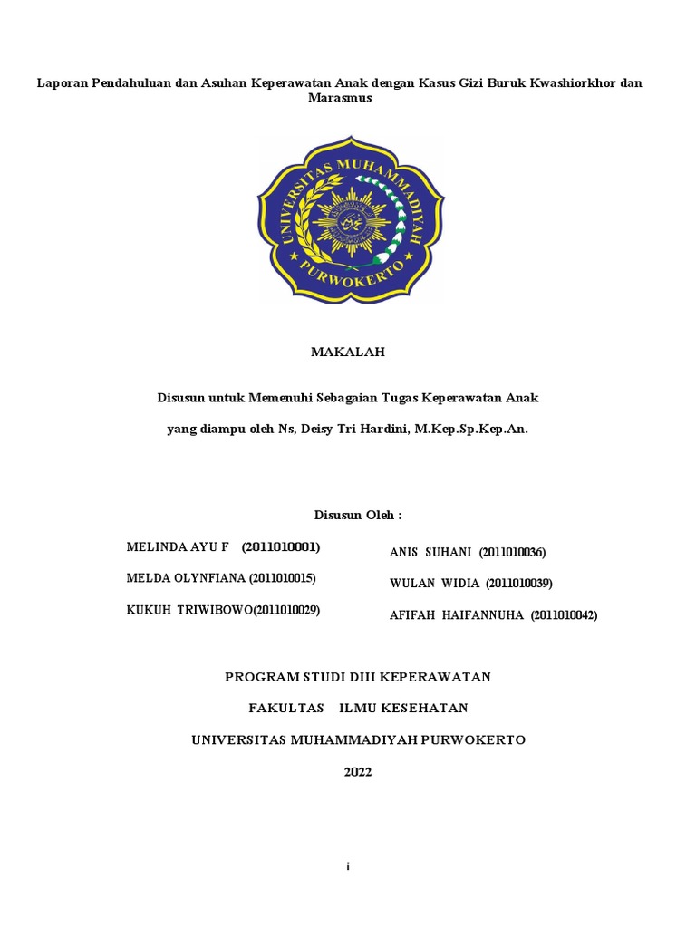 Kel.5 - Gizi Buruk - Kep - Anak | PDF