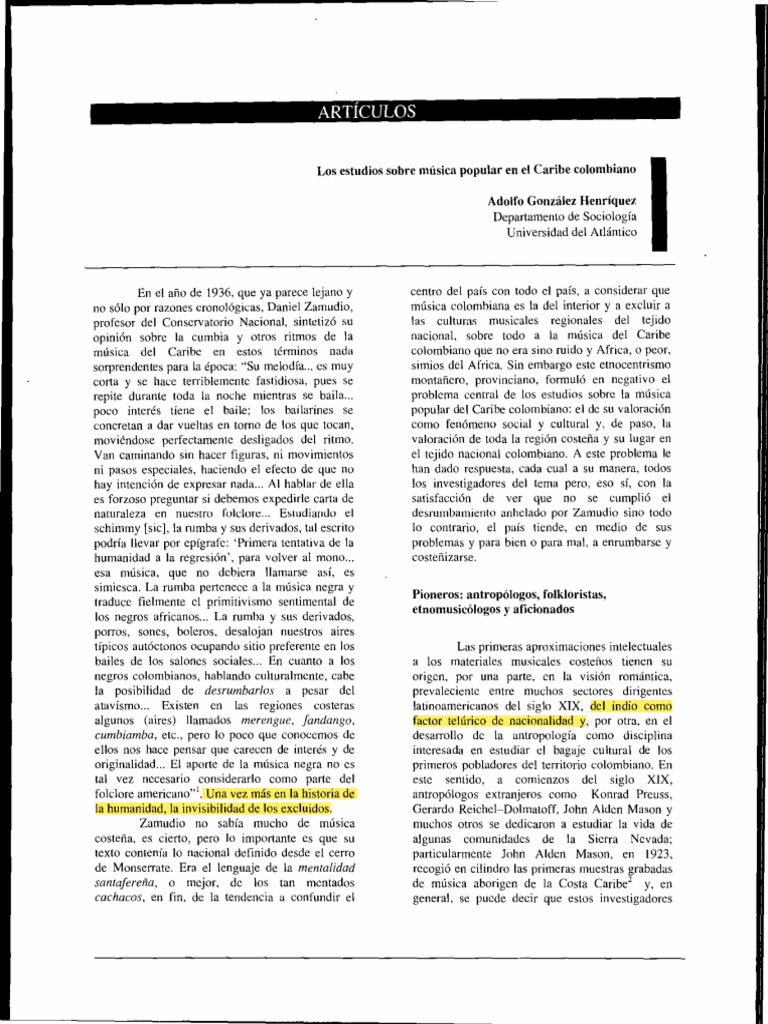 Gonzalez Henriquez 2000 PDF | PDF | Colombia
