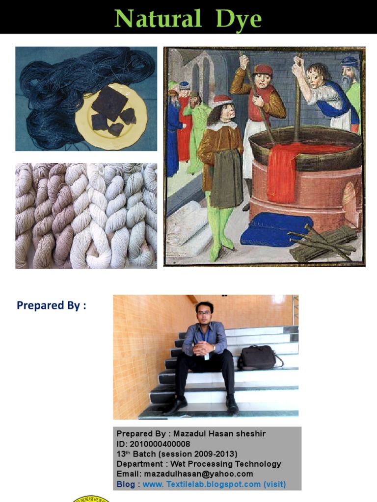 Natural Dye | PDF | Dye | Dyeing