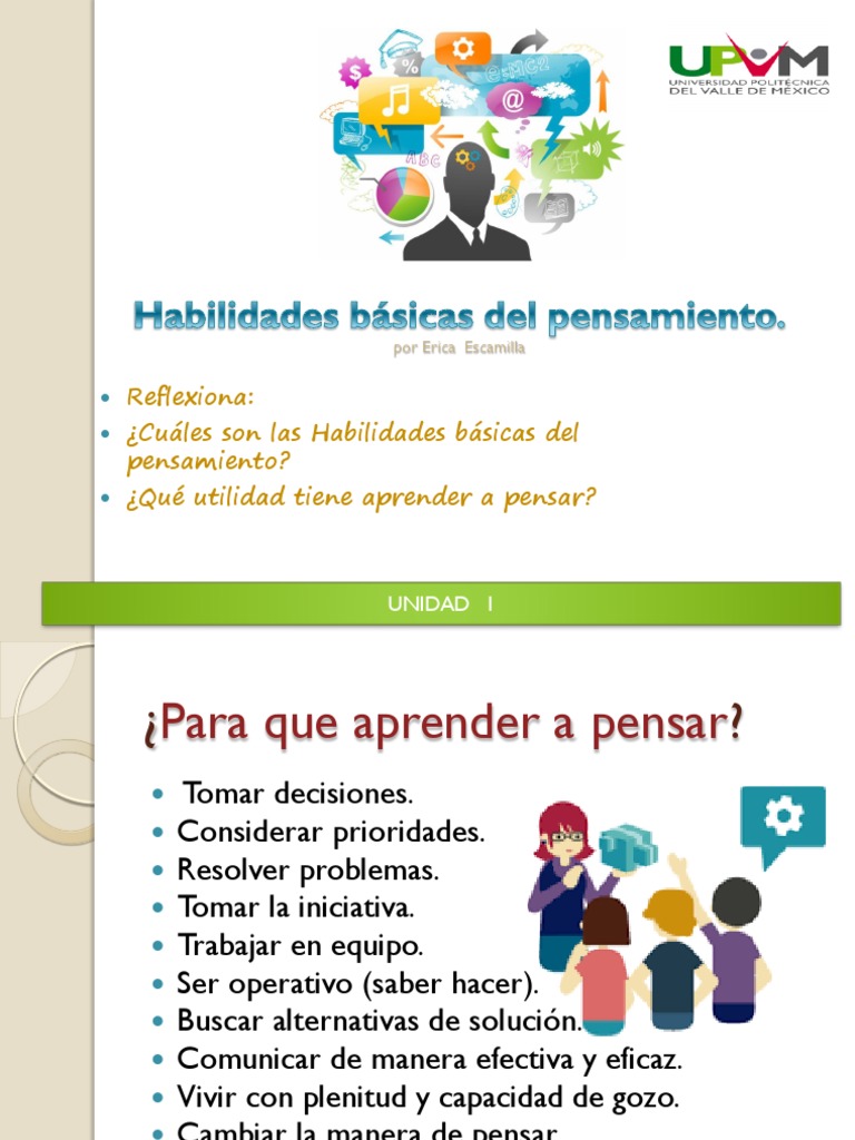 Habilidades Basicas Del Pensamiento | PDF | Pensamiento | Aprendizaje