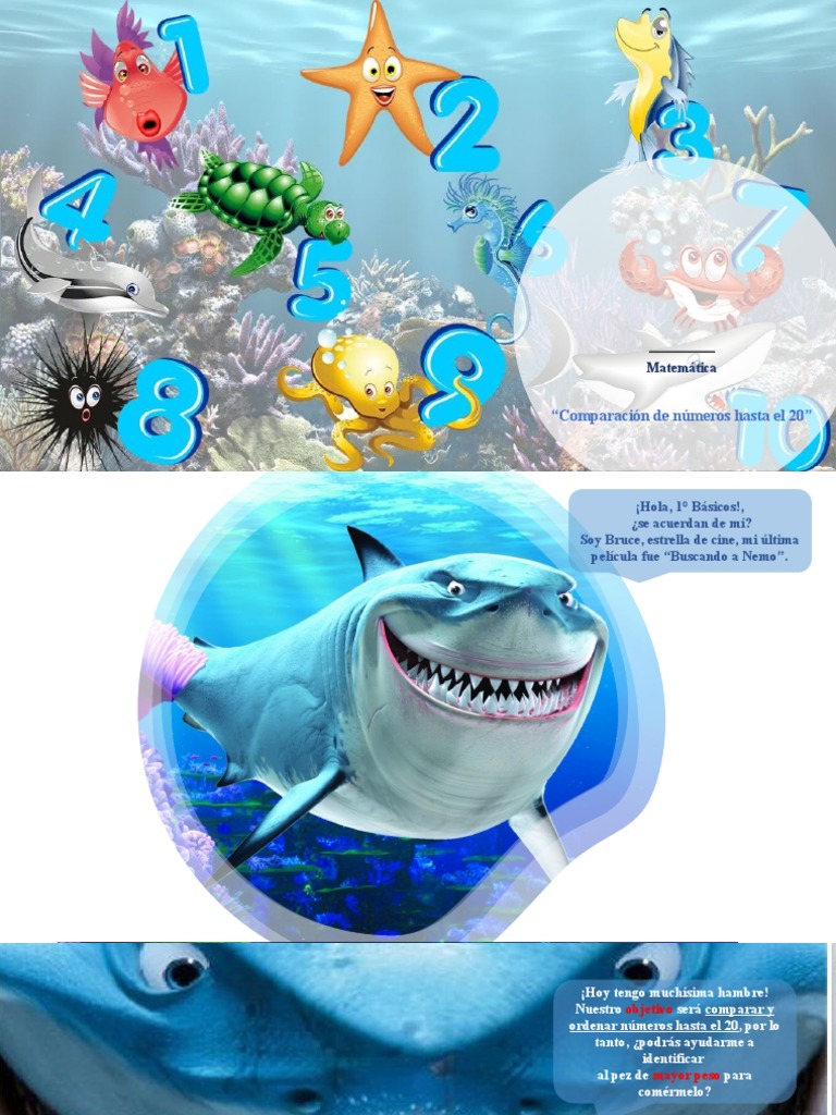 1° - Matemática - PPT - Comparación Números Hasta 20 | PDF