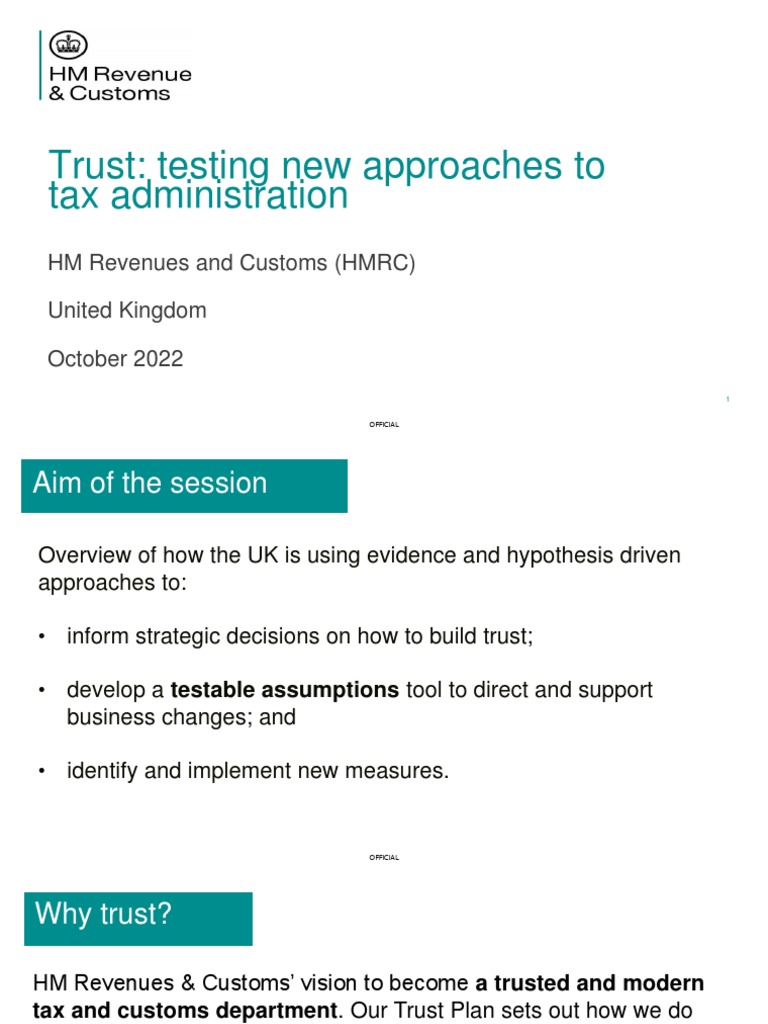 Iota HMRC Trust Presentation Lorrah Achato PDF | PDF | Taxes | Information