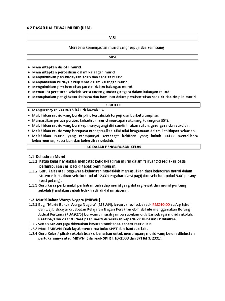 Dasar Hem Yang Perlu Ditambahnilai | PDF
