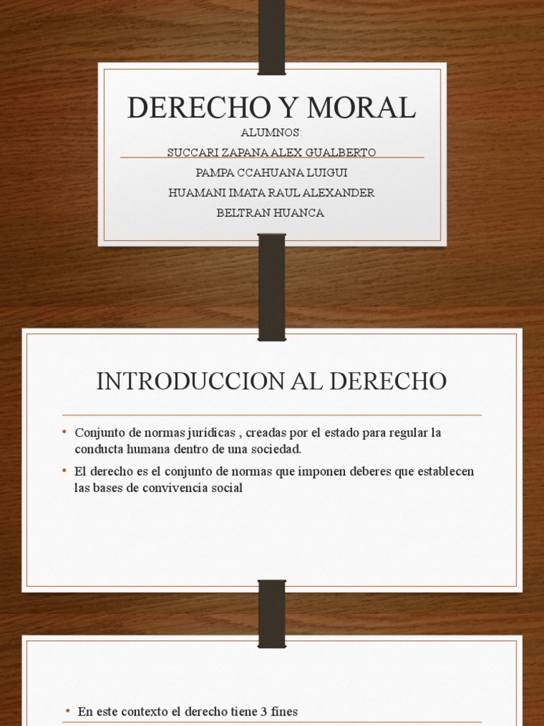 Derecho y Moral | PDF