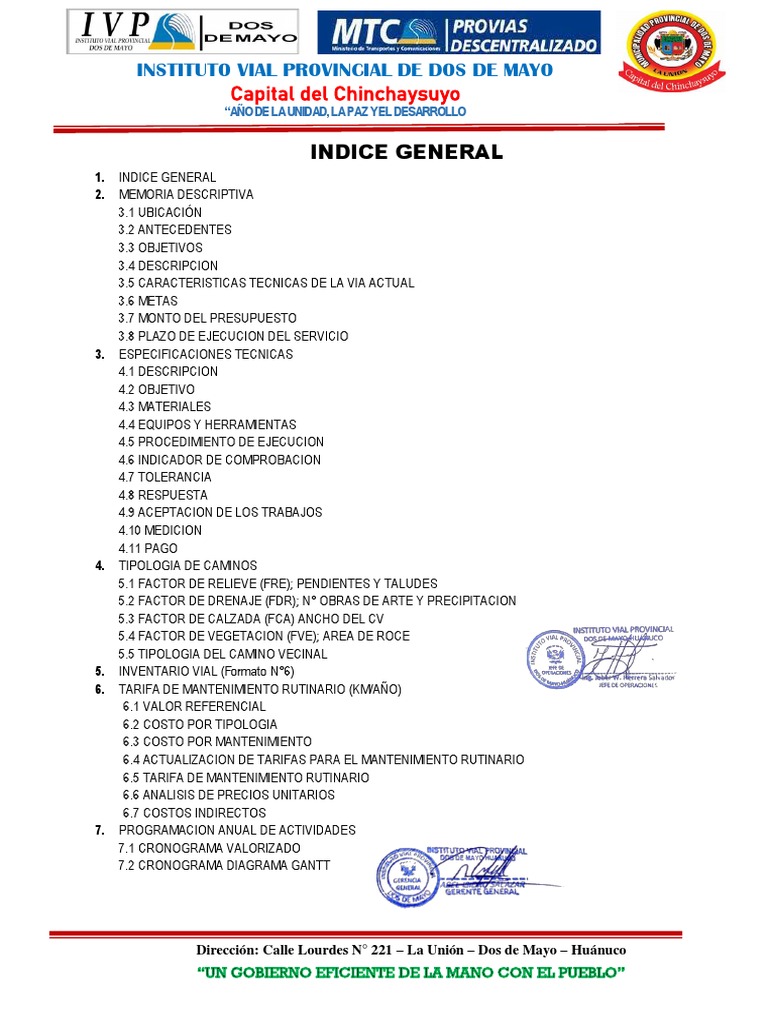 2.0 Indice General Gor Gor - Ututo 2023 | PDF