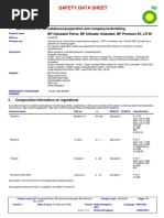 MSDS NP Unleaded Petrol | PDF | Gasoline | Benzene