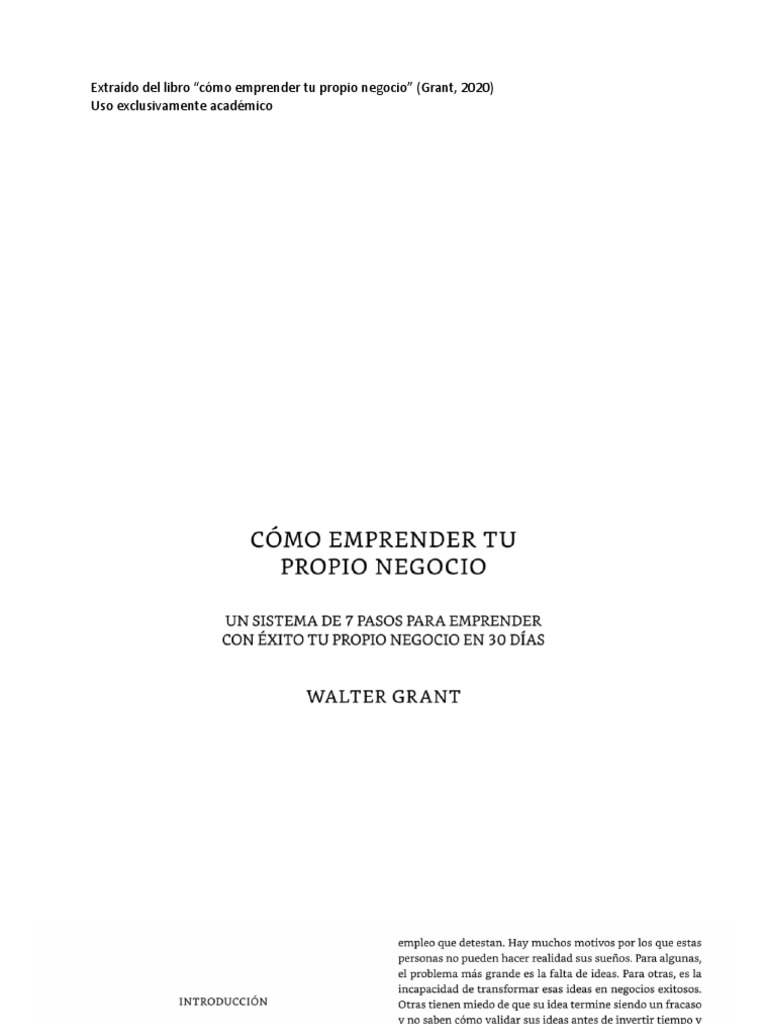 Cap 1 Libro de Grant | PDF