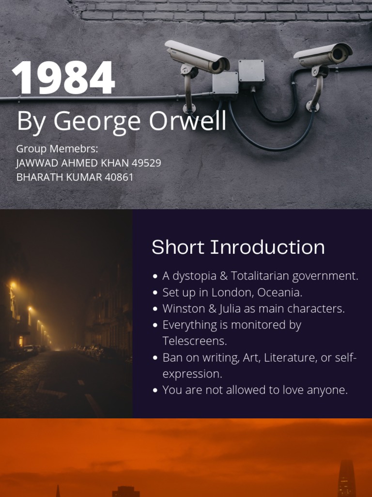 1984 by George Orwell Presentation | PDF