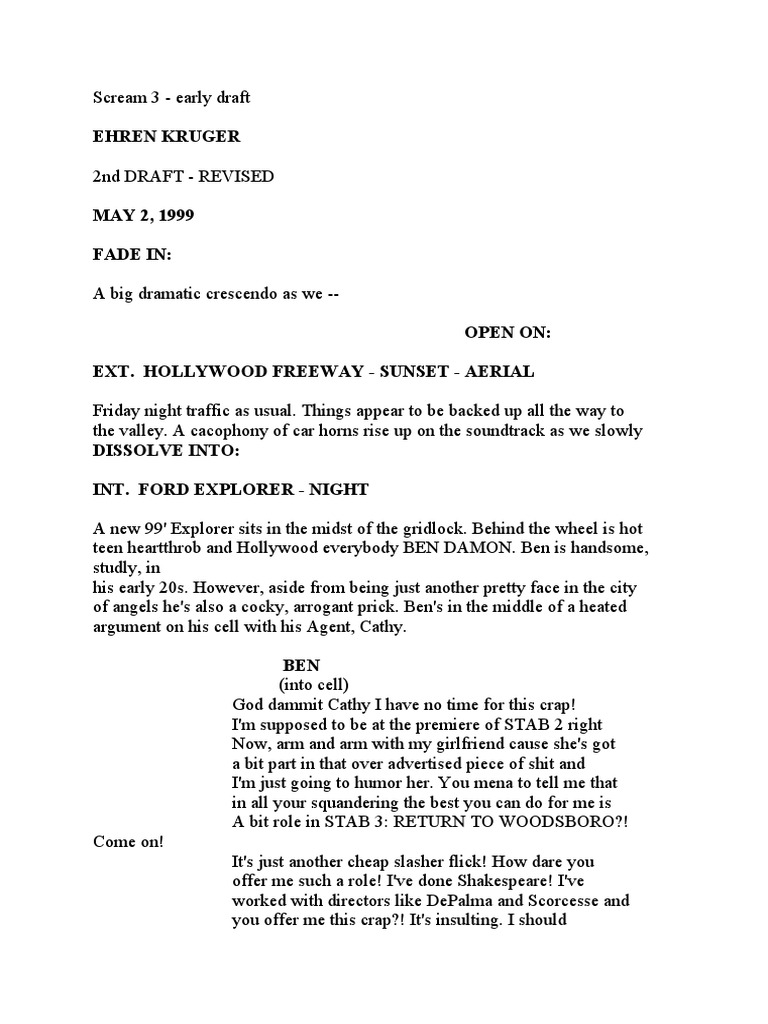 Scream 3 | PDF
