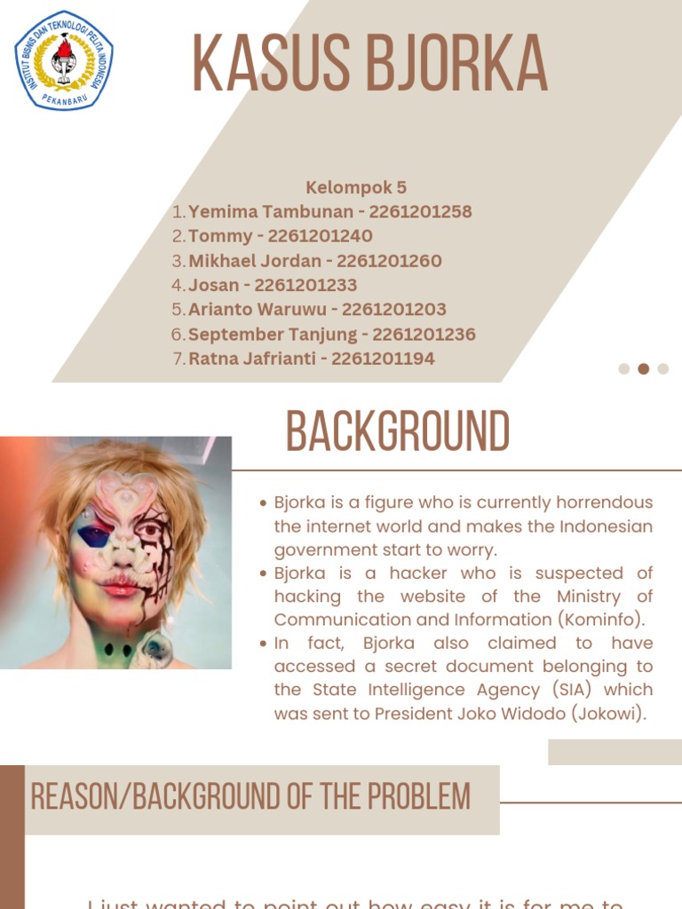 Bjorka: Cybersecurity Breach in Indonesia | PDF