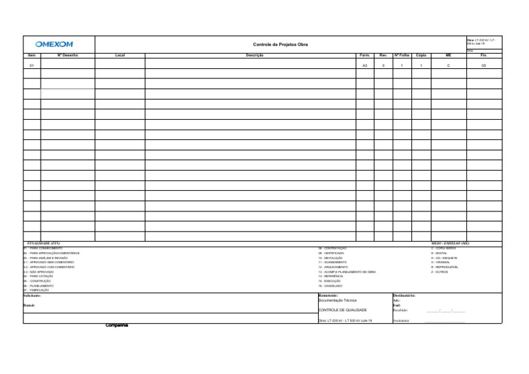 Protocolo Entrega de Projeto | PDF