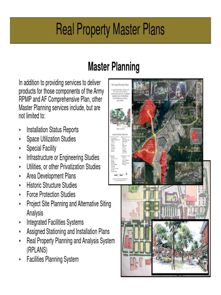 RE Master Plan - Example PDF | PDF | Economies