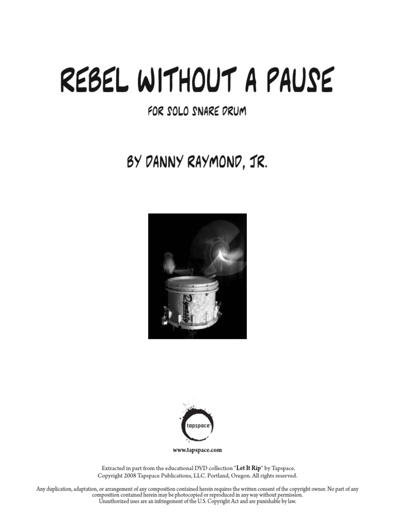 5 Rebel Without A Pause (Imp) | PDF | Copyright | Musical Compositions