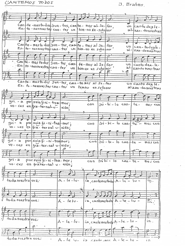 Cantemos Todos | PDF