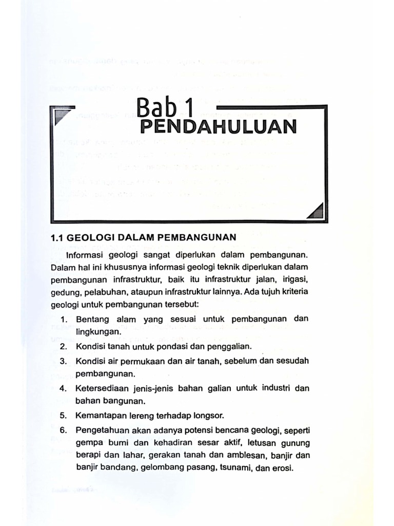 Materi Pengantar Geo Bab I | PDF
