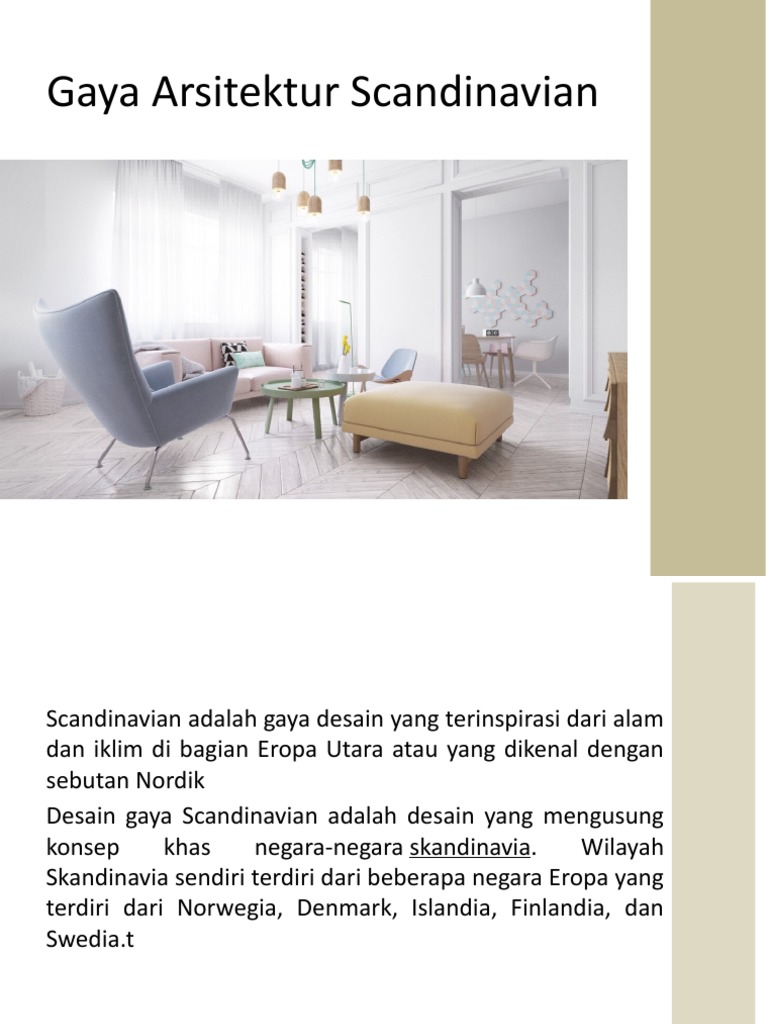 Gaya Arsitektur Scandinavian Pdf