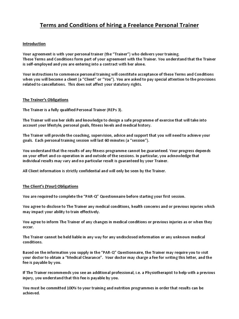 Rules | PDF | Personal Trainer | Justice