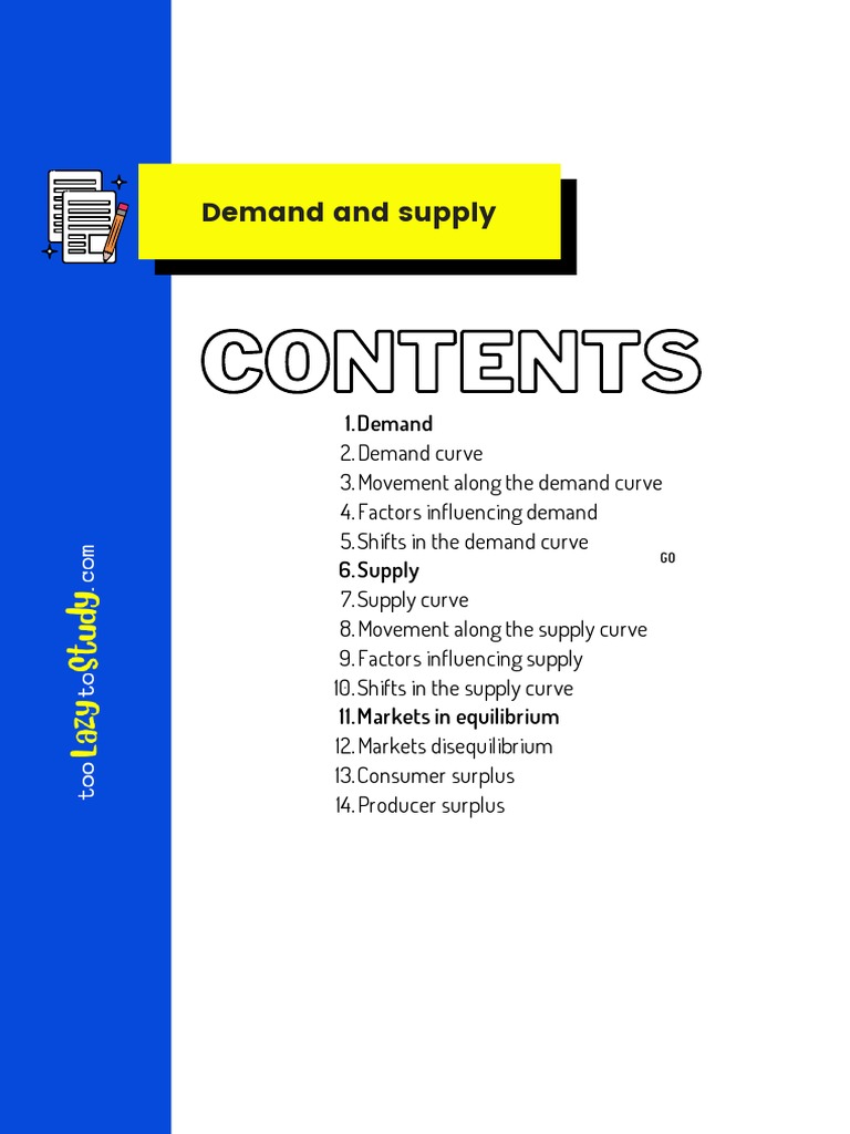 Demand and Supply-Min | PDF | Demand | Economic Surplus