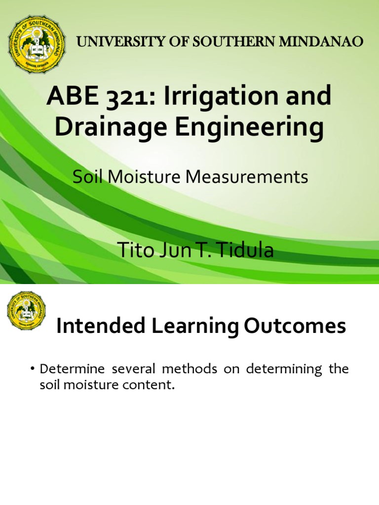 Irrigation Soil Moisture Methods | PDF | Soil | Neutron