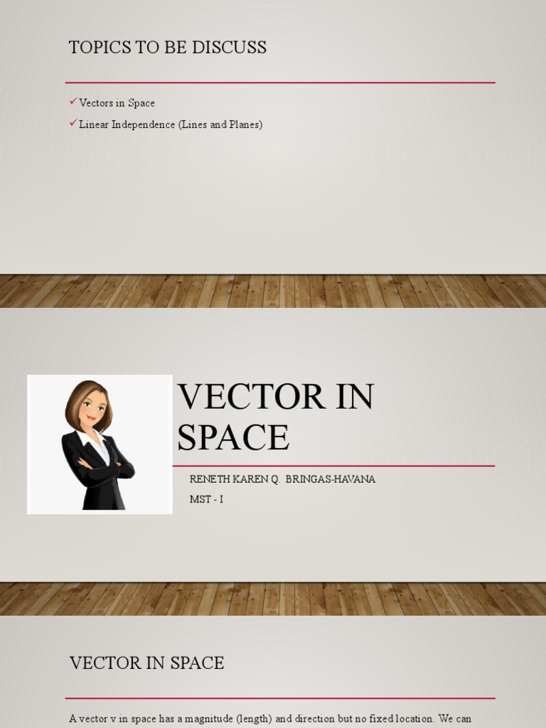 Vectors in Space | PDF | Euclidean Vector | Line (Geometry)
