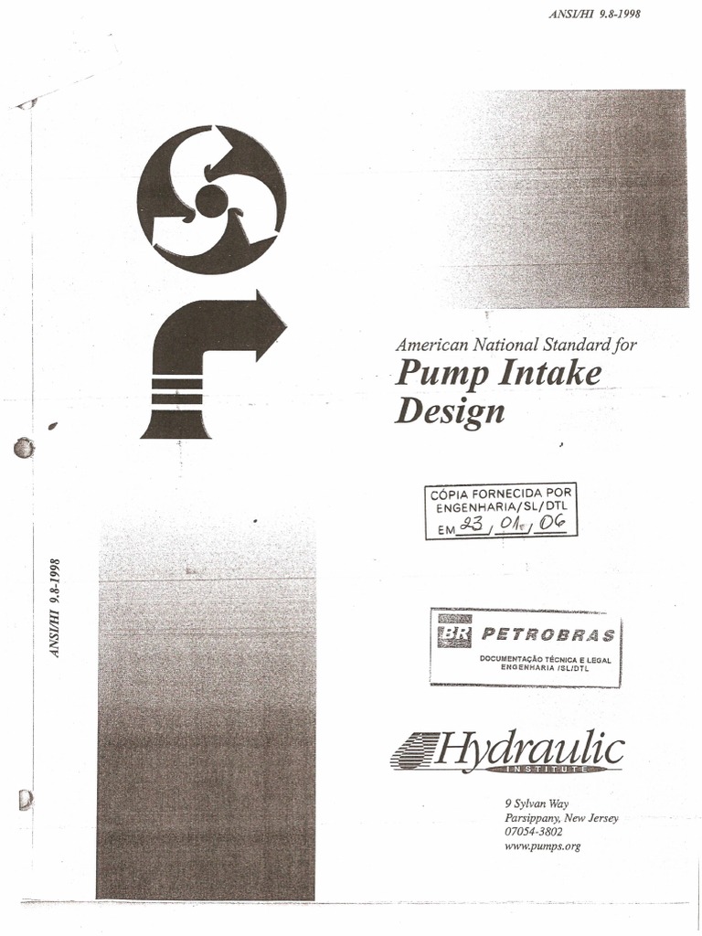 Pump Intake Design | PDF