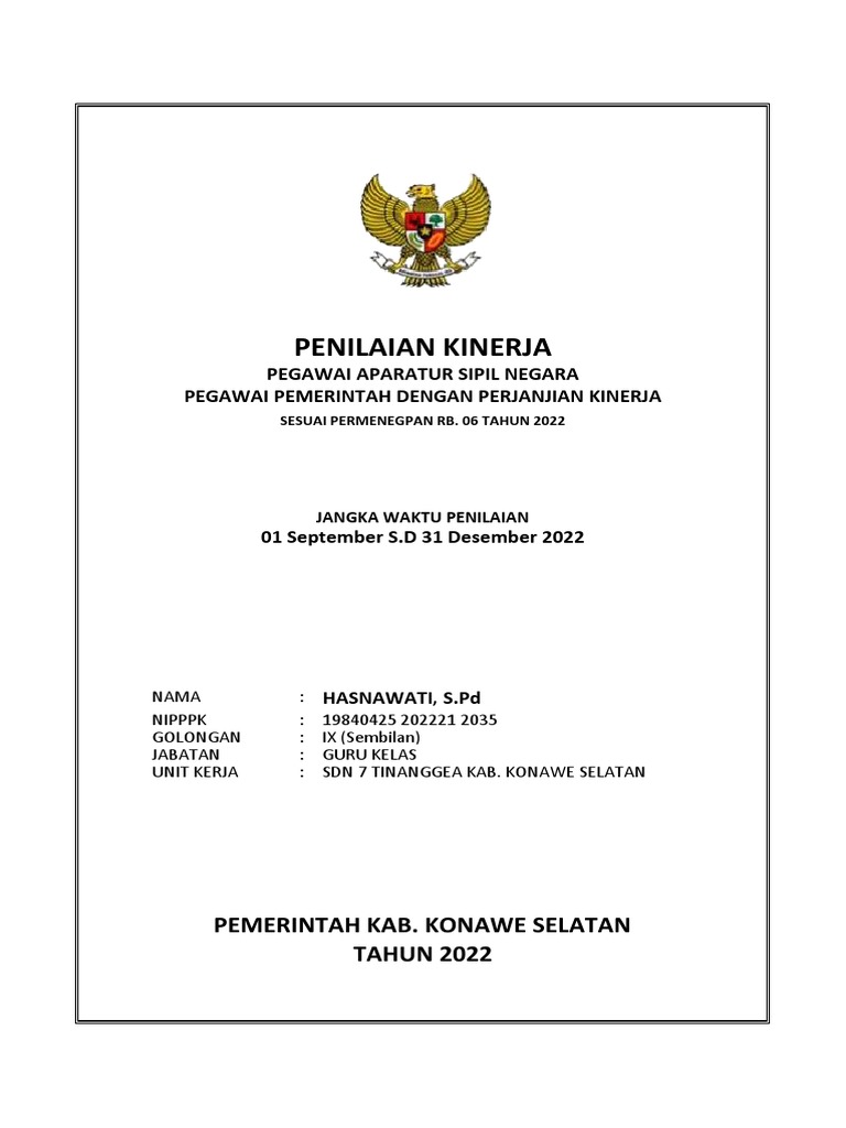 Aplikasi Skp Guru Kelas Hasnawati Pdf