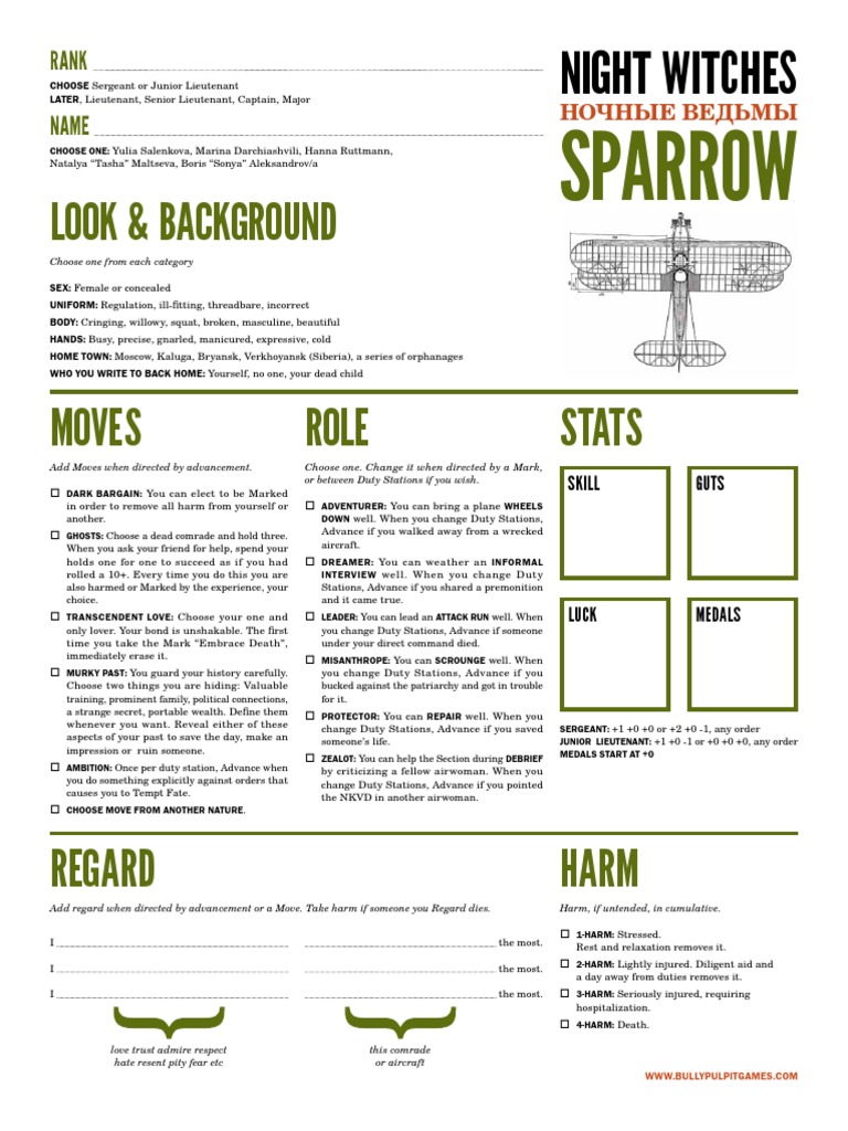 Night Witches Playbooks PDF | PDF | Military | Military Organization