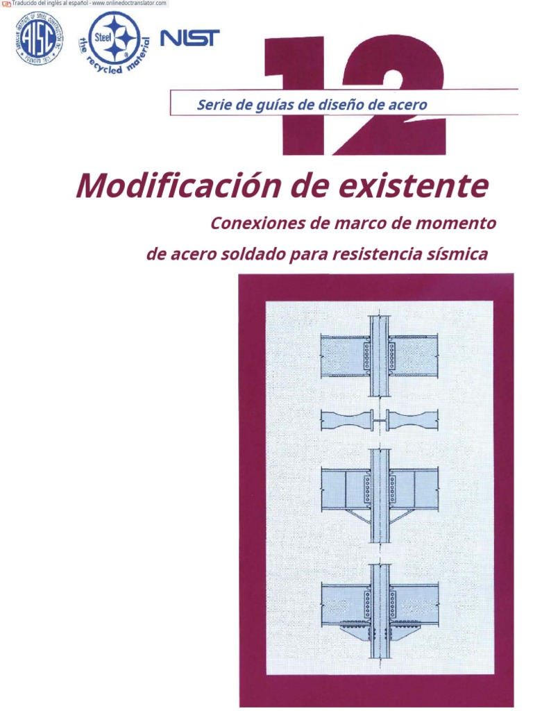 AISC Design Guide 12 - Modification of Existing Welded Steel Moment ...