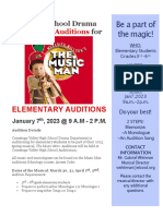 The Music Man Character Breakdown | PDF | Vocal Music | Performing Arts