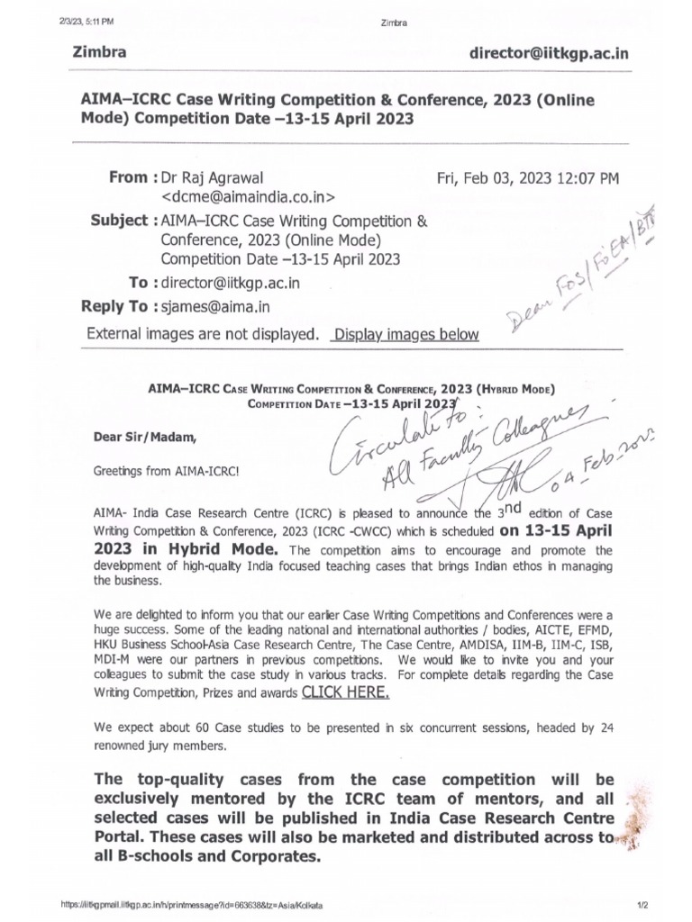 India Case Research Centre | PDF