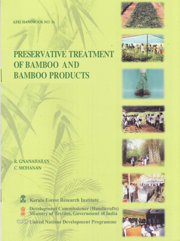 Preservative Treatment of Bamboo and Products PDF | PDF | Bamboo | Fungus