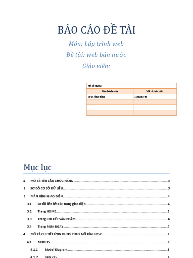 LTW Report Template 1 | PDF