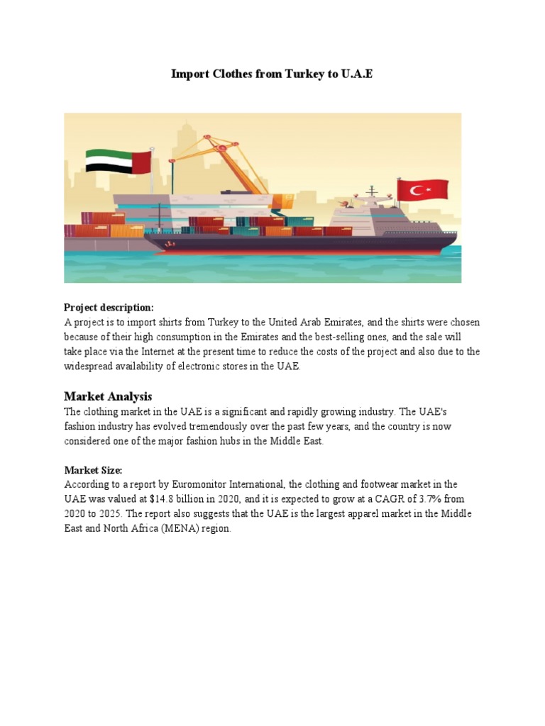 Import Clothes From Turkey To UAE - AliMario | PDF | United Arab ...