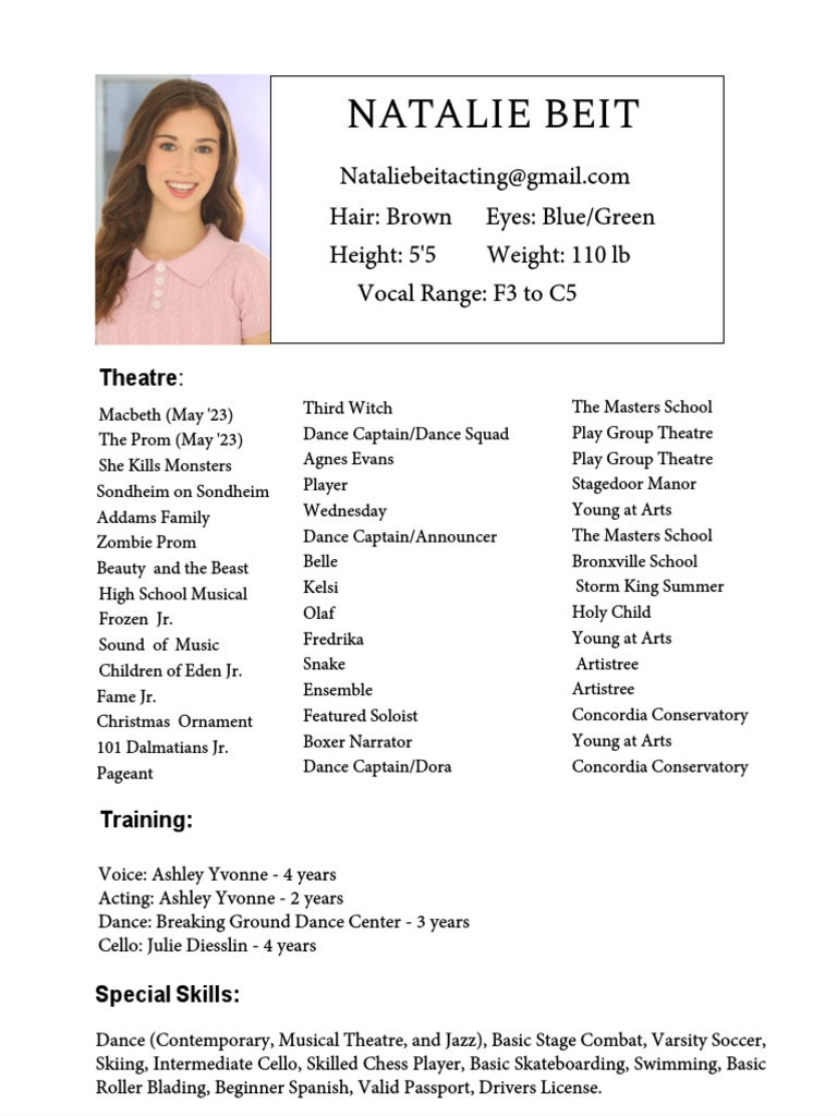 Natalie's Resume | PDF
