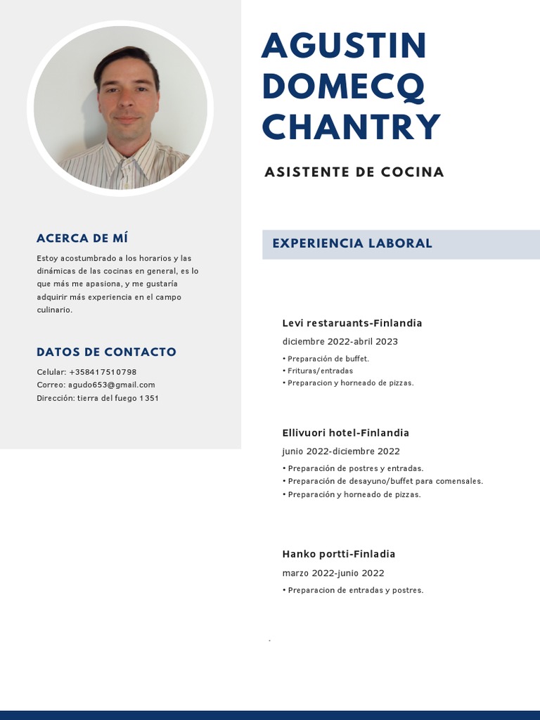Cv-Agustin Domecq | PDF